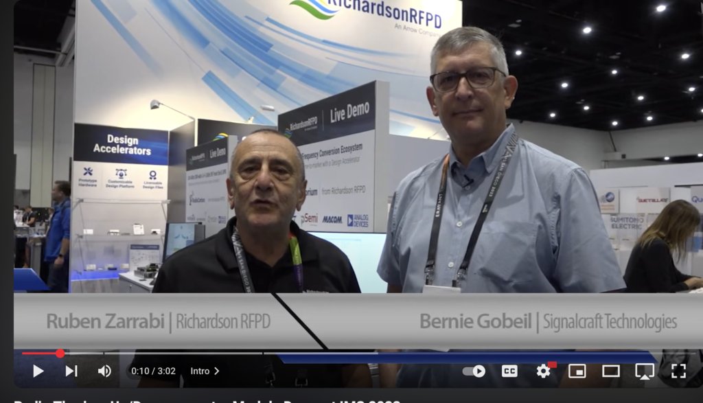 Video Demo: Richardson RFPD and Signalcraft Technologies demonstrate ...